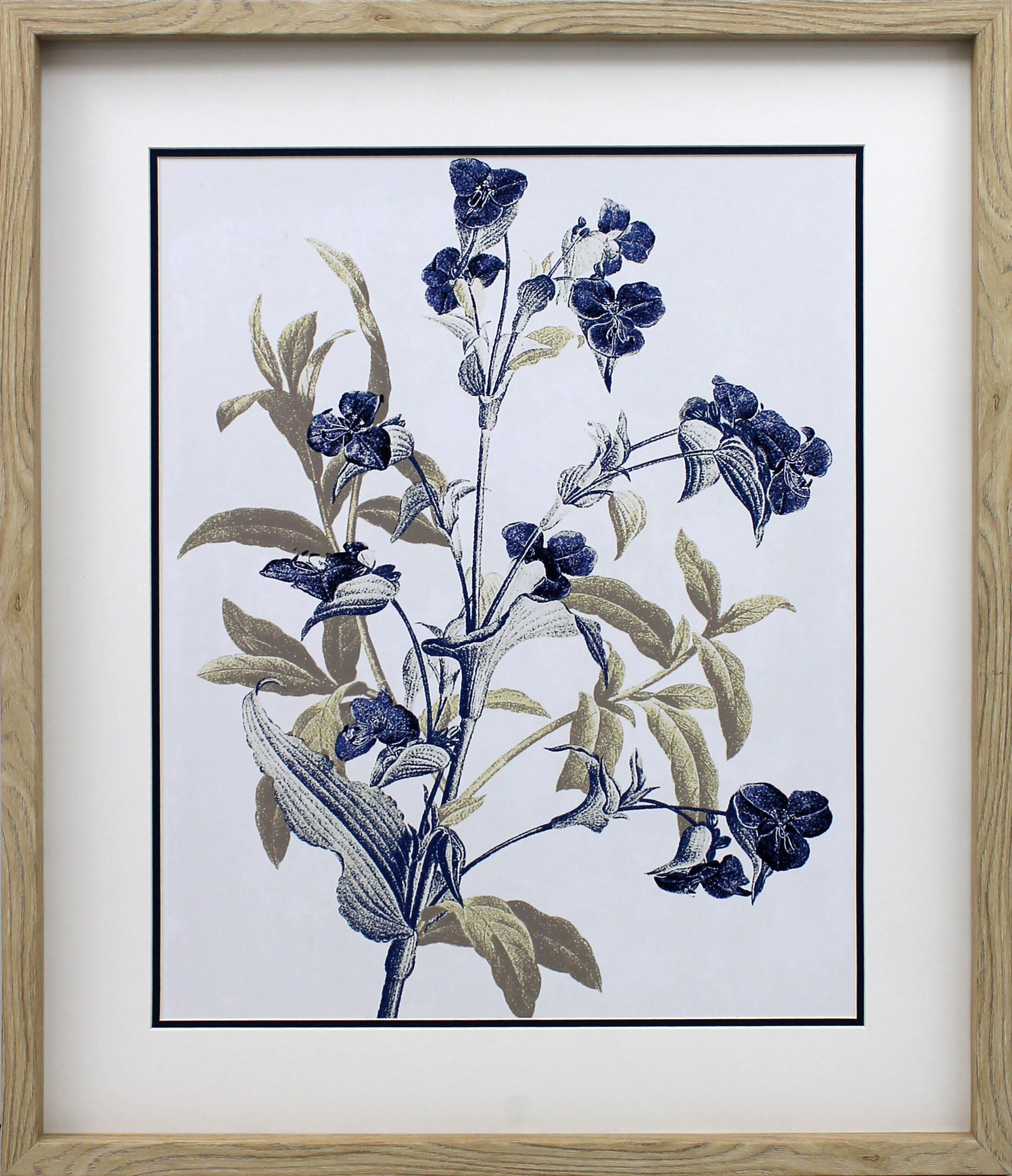 Indigo Flowers | Art and Frames